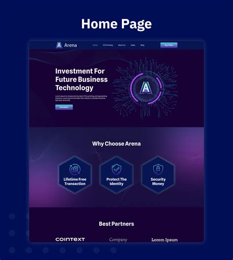 Arena Ico Launching Html5 Bootstrap Website Template