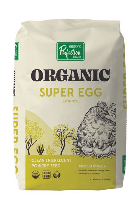 Kruses Perfection Brand Organic Super Egg Layer Feed