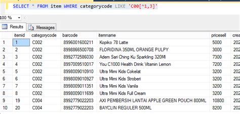 sql server mengenal operator like dan wildcard dalam sql server