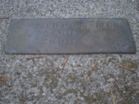 Daniel Byron Berdan 1811 1891 Find A Grave Memorial