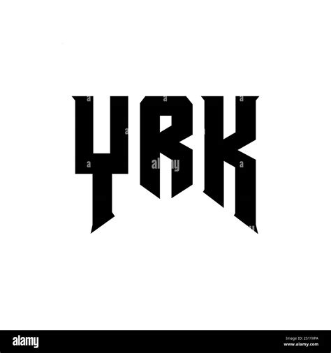 Yrk Letter Logo Design For Technology Company Yrk Logo Design Black