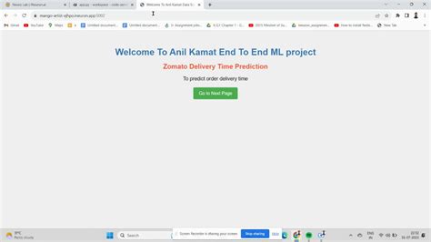 Anil Kamat On Linkedin Machinelearning Zomato Ineuron Dataanalysis