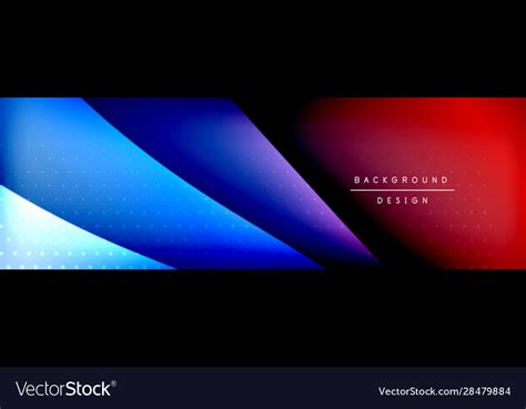 Flowing Waves With 3d Shadow Effects And Fluid Vector Image