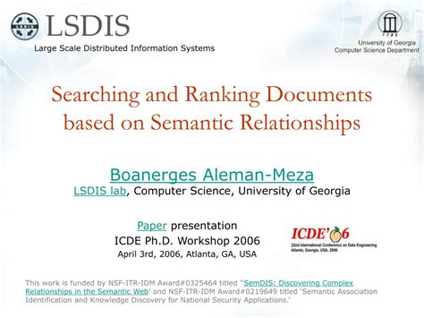 Ppt Searching And Ranking Documents Based On Semantic Relationships