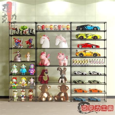 可定製公仔模型展示盒 透明展示櫃 壓克力防塵盒 Gk展示模型盒 手辦積木高達模型收納盒 收納柜防塵罩 鞋子包包防塵展示盒 蝦皮購物