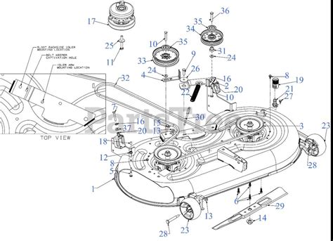 Cub Cadet Zero Turn Mower Drive Belt Diagram Guide