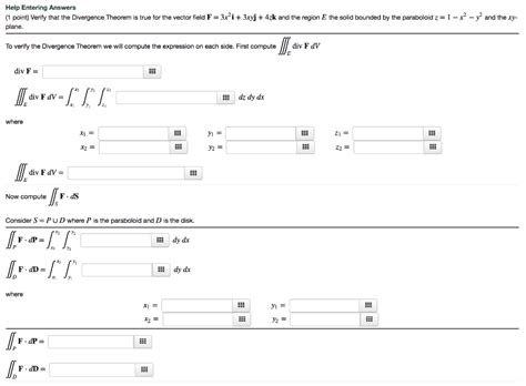 solved help entering answers 1 point verify that the