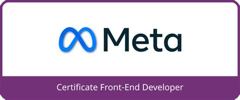 My Journey With The Meta Front End Developer Certification By Albyn Babu Feb 2025 Medium