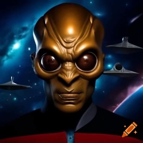 Captain Tom Selleck In Star Trek Uniform Commanding The Enterprise From Captains Chair On Craiyon