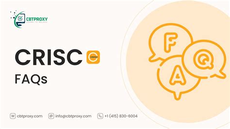 Crisc Certification Faqs Answers To Your Frequently Asked Questions