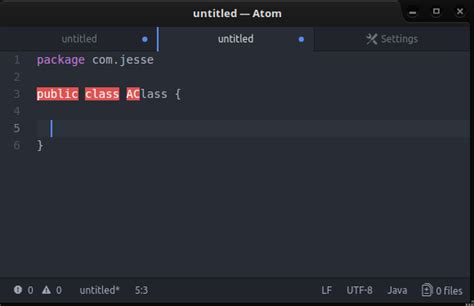 atom ide red highlighting issue stack overflow