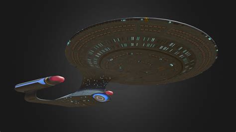 Star Trek Galaxy Class Download Free 3d Model By Octave767 [08b8031