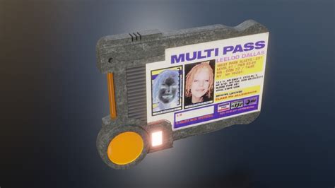Lee Luu Multipass From The Fifth Element Free 3d Model 3d Printable