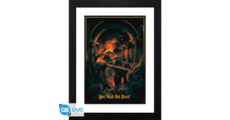 Κάδρο Lord Of The Rings Framed Print You Shall Not Pass Nerdom