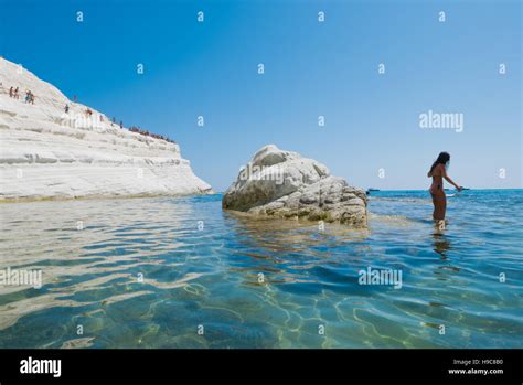 Scala Dei Turchi Sicilia Italia Stock Photo Alamy