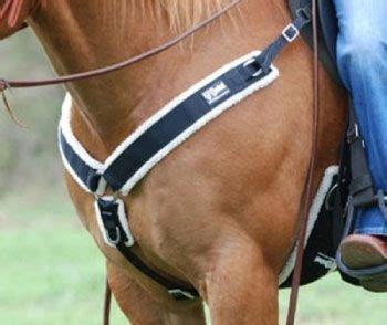 Cashel Fleece Lined Nylon Straight Breast Collar Horse Breast Collars
