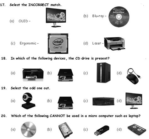 Cbse Class 3 Computer Hardware And Software Mcqs Multiple Choice Questions