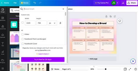 How To Make A Table In Canva Two Options