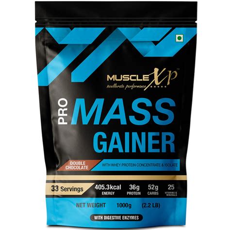 Musclexp Pro Mass Gainer With Whey Protein Whey Isolate Double