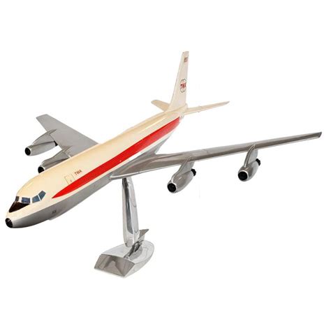 Douglas Aircraft Company Original Large 1956 Aluminum Dc 8 Airplane Model