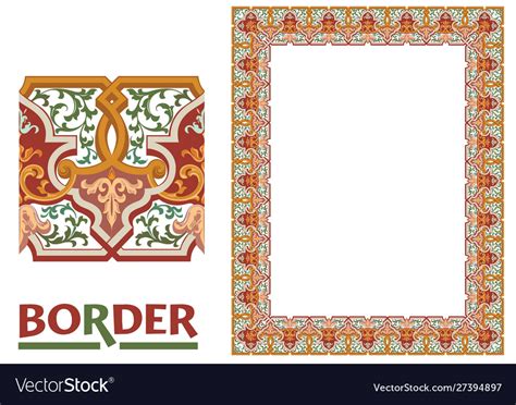 Certificates And Awards Borders Tiled Frame Vector Image