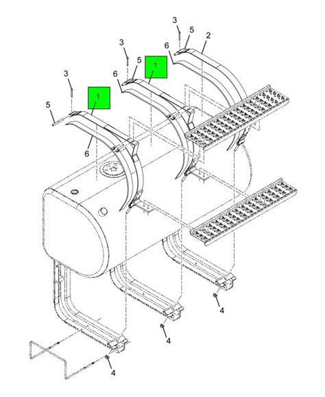 3559012c5 Navistar International Fuel Tank Mount Strap Assembly