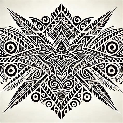 Polynesian Pattern With Manta Ray And Wave Symbolism Tattoocrafters