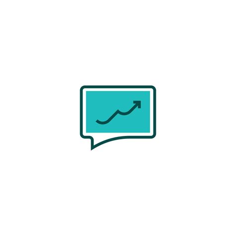 Chart Line Icon Linear Style Sign For Mobile Concept And Web Design Outline Vector Icon