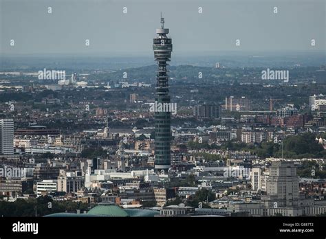 London City Stock A Panoramic View Of The Bt Tower In Central London