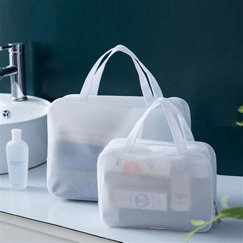 반투명 지퍼 클로저 메이크업 파우치 화장품 가방 Eva 다기능 토트 메이크업 세면 용품 가방 Aliexpress