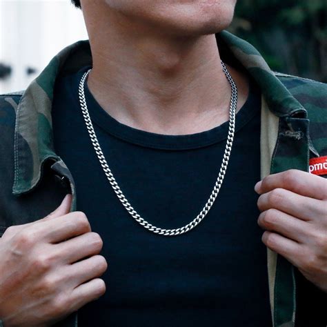 Miami Cuban Chain White Gold 6mm Miami Cuban Link Chain Cuban Link
