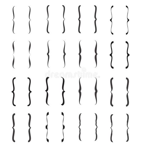 Braces And Brackets Icons Vector Braces Signs Curly Brackets S Stock Vector Illustration Of