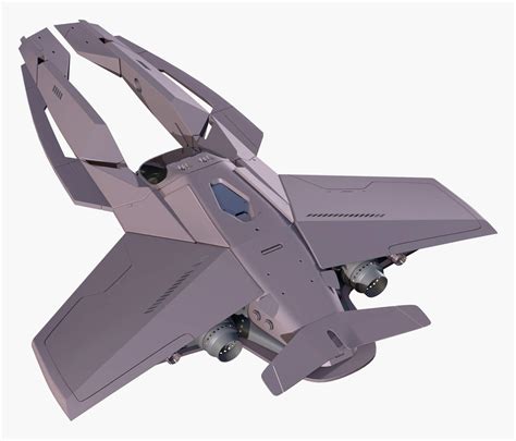 Scifi Starship Interceptor Vx M1 3d Model By Zurel