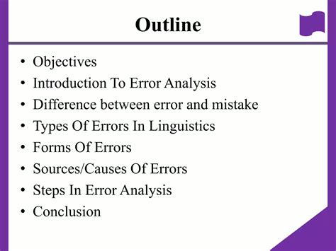 Error Analysis Pptx