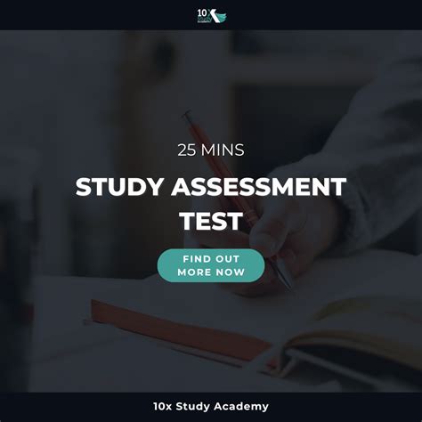 Study Assessment Test — 10x Study Website