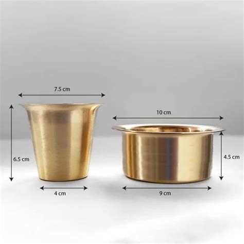Brass Coffee Dabra Set For Home At Rs 299piece In Moradabad Id