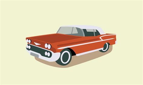 Classic Car Back Vector Art Icons And Graphics For Free Download