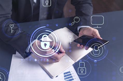 Premium Photo Programmer Is Taking Notes Of Clients Needs To Protect