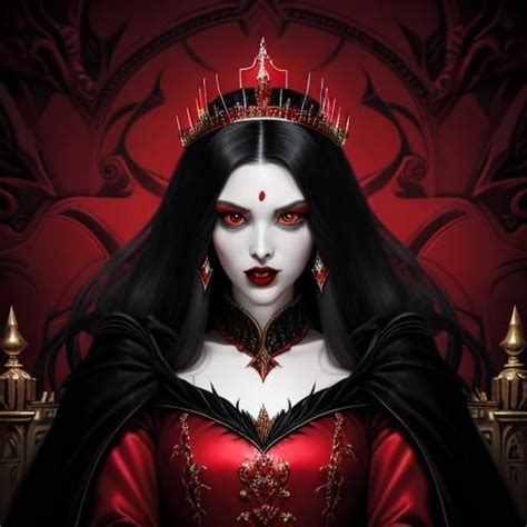Carmilla, Beautiful Vampire Queen - AI Generated Artwork - NightCafe Creator