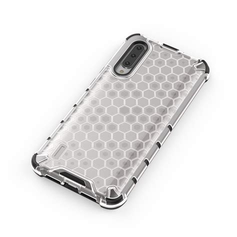 For Huawei Y S Shockproof Honeycomb PC TPU Case White Alexnld Com