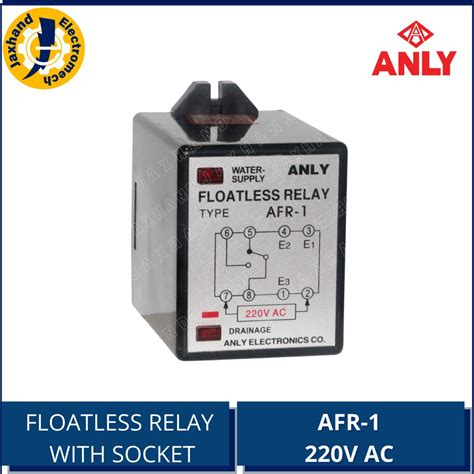 【factory Outlet】 Floatless Level Relay Afr 1 Anly 220vac With Socket