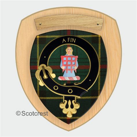 Ogilvie Clan Crest Wall Plaque Scottish Clan Ts
