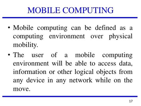 It6601 Mobile Computing