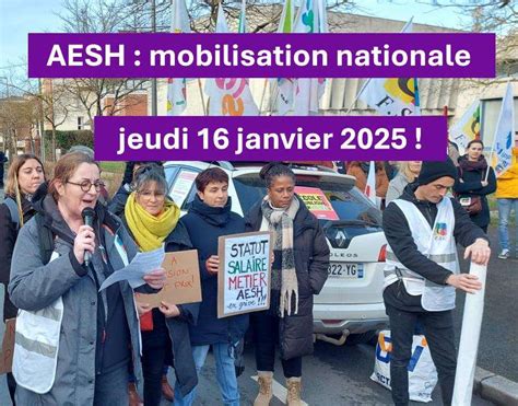 Journée Nationale De Mobilisation Des Aesh Toutes Et Tous En Grève Le