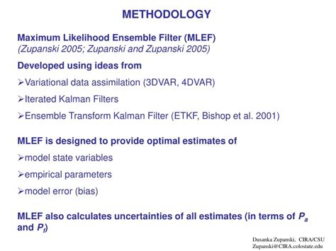 Ppt Information Content In Ensemble Data Assimilation Powerpoint Presentation Id 4159458