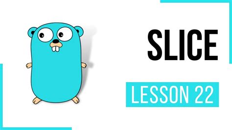Slice in Golang - Lesson 22 | Go | Full Course | CloudNative | Go Tutorial | Golang - YouTube