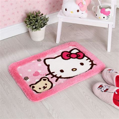 Hello Kitty Teddy Non Slip Floor Mat Carpet 1534 X 2314 Bear Sanrio