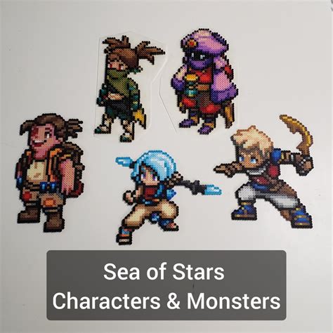 Sea Of Stars Beadsprite Pixel Art Characters And Monsters Etsy