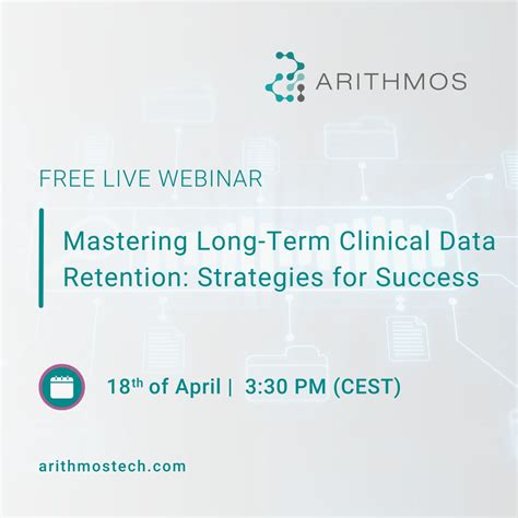 Arithmos On Linkedin Digitalarchiving Clinicaldata Webinar