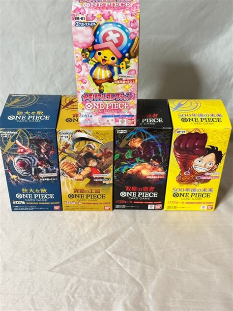 Bandai 5 Booster Box One Piece Luffy Pillars Of Strength